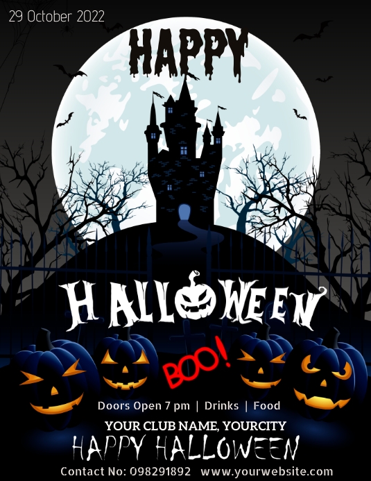 Copy of happy halloween poster | PosterMyWall