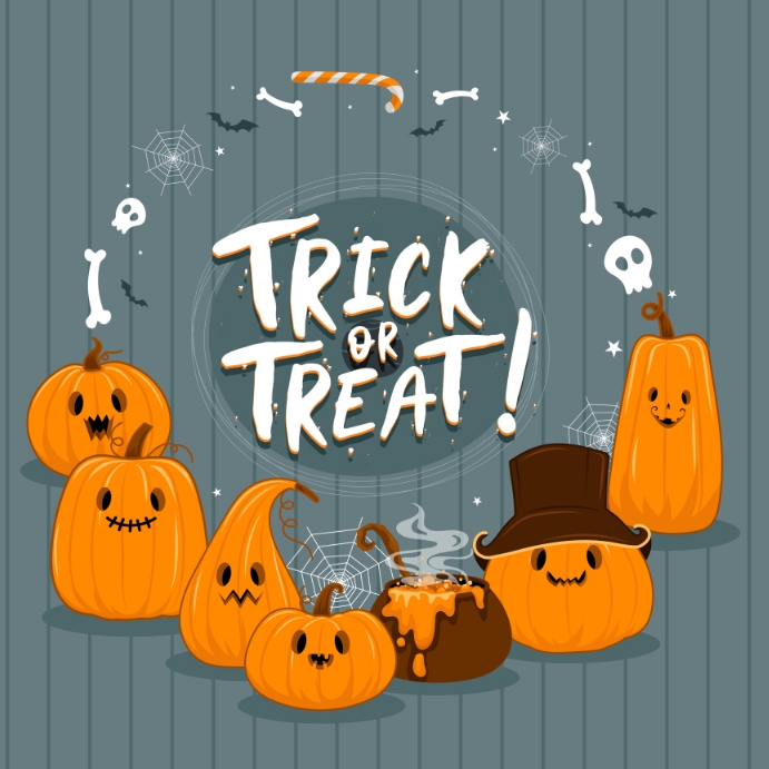 Happy Halloween poster design template | PosterMyWall