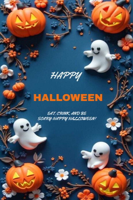 Happy Halloween poster Template | PosterMyWall