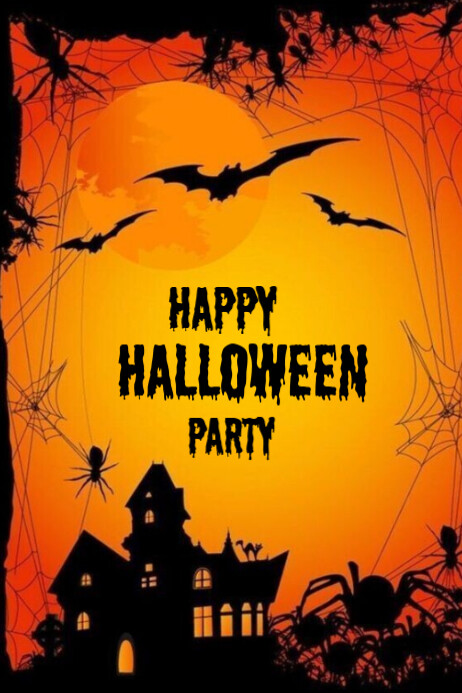 Copy of Happy Halloween poster | PosterMyWall