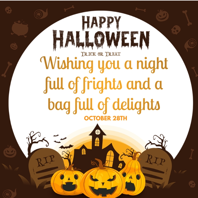 happy halloween poster Template | PosterMyWall