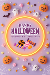 Happy Halloween Poster Template | PosterMyWall