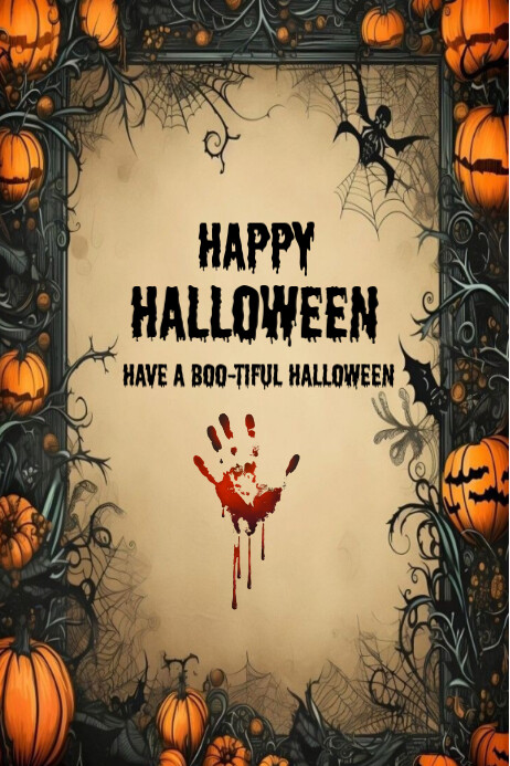 Happy halloween poster template | PosterMyWall