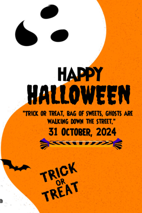 Happy Halloween poster template | PosterMyWall