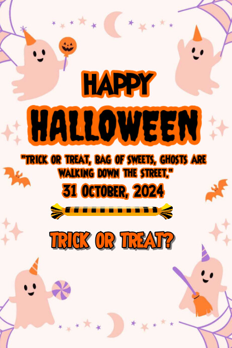 Happy Halloween poster template | PosterMyWall