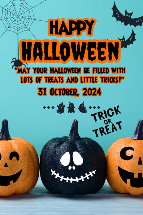 Happy Halloween poster template | PosterMyWall