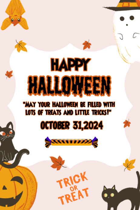 Happy halloween poster template | PosterMyWall