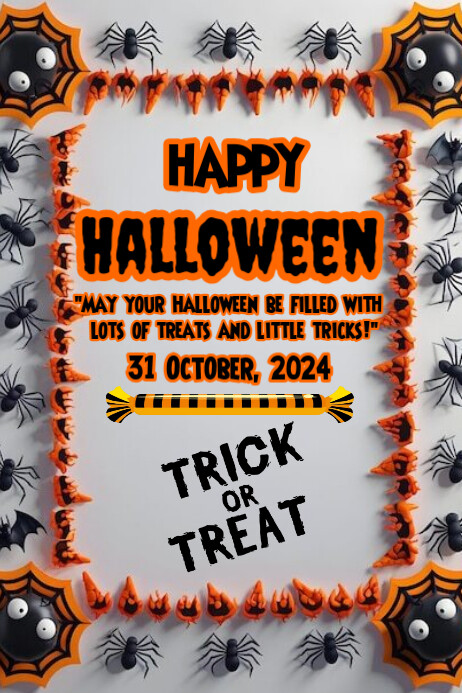 Happy Halloween poster template | PosterMyWall