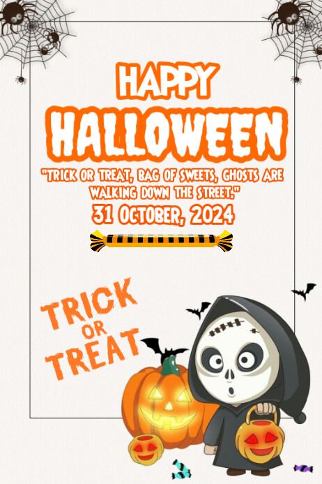 Happy Halloween poster template | PosterMyWall
