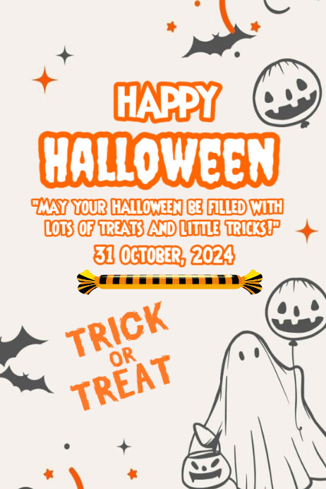 Happy Halloween poster template | PosterMyWall