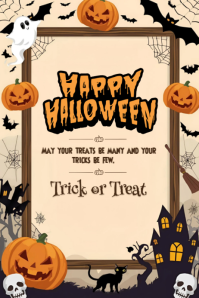 Happy Halloween template 2025 | PosterMyWall