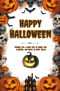 Happy Halloween template 2025 | PosterMyWall
