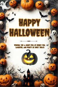 Happy Halloween template 2025 | PosterMyWall