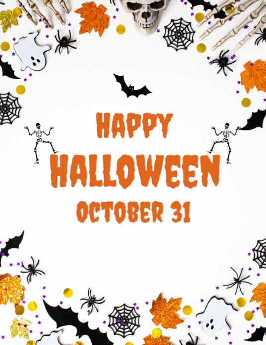 Happy Halloween template 2025 | PosterMyWall