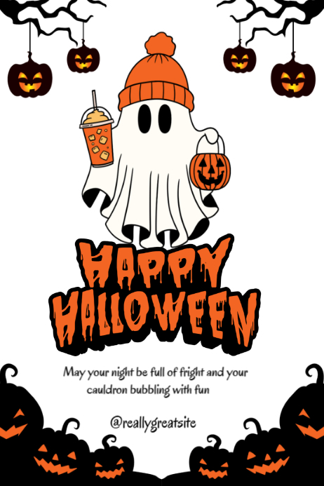 Happy Halloween template 2025 | PosterMyWall
