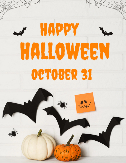 Happy Halloween template 2025 | PosterMyWall