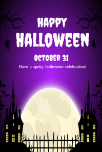 Happy Halloween template 2025 | PosterMyWall