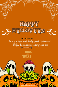 Happy Halloween template 2025 | PosterMyWall