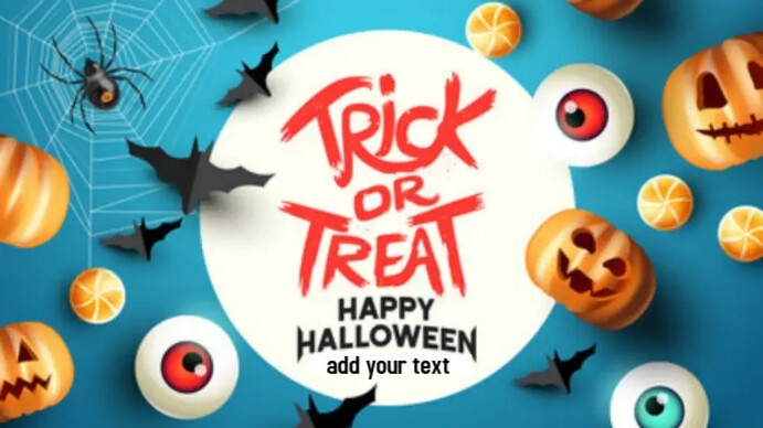 Happy Halloween trick or Treat Template | PosterMyWall