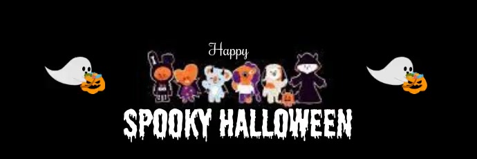 happy halloween twitter header Template | PosterMyWall