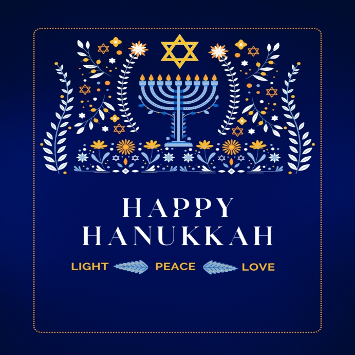 Happy hanukkah Template | PosterMyWall