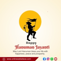 hanuman jayanti Template | PosterMyWall