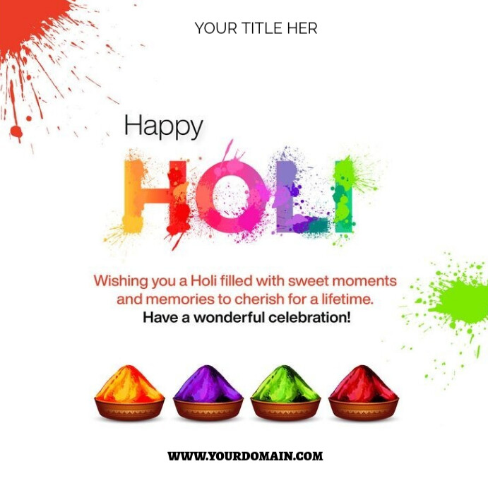 Happy Hoil Template | PosterMyWall