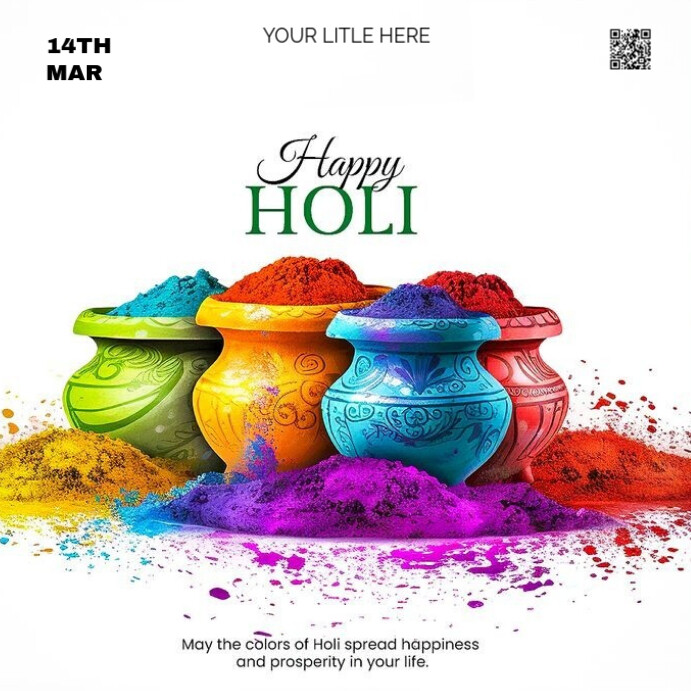 Plantilla de Happy hoil | PosterMyWall