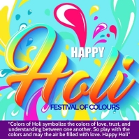 Happy Holi Instagram Post template 23 | PosterMyWall