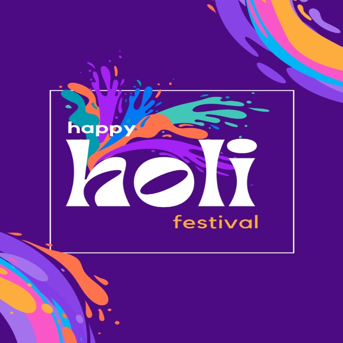 Copy of Happy Holi day | PosterMyWall