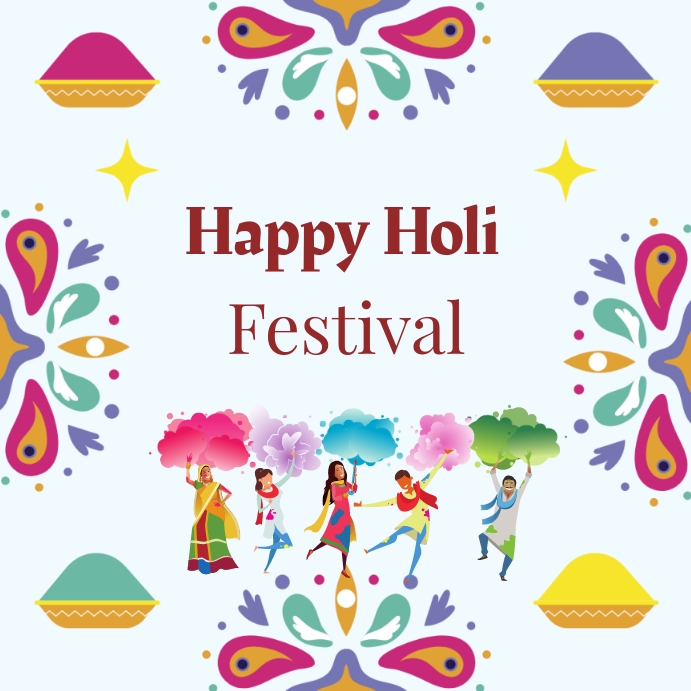 Happy Holi Template | PosterMyWall