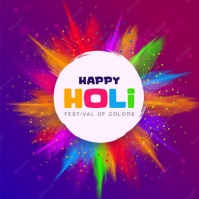 Happy holi india instagram post Template | PosterMyWall