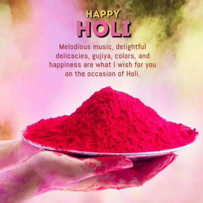 happy holi Template | PosterMyWall