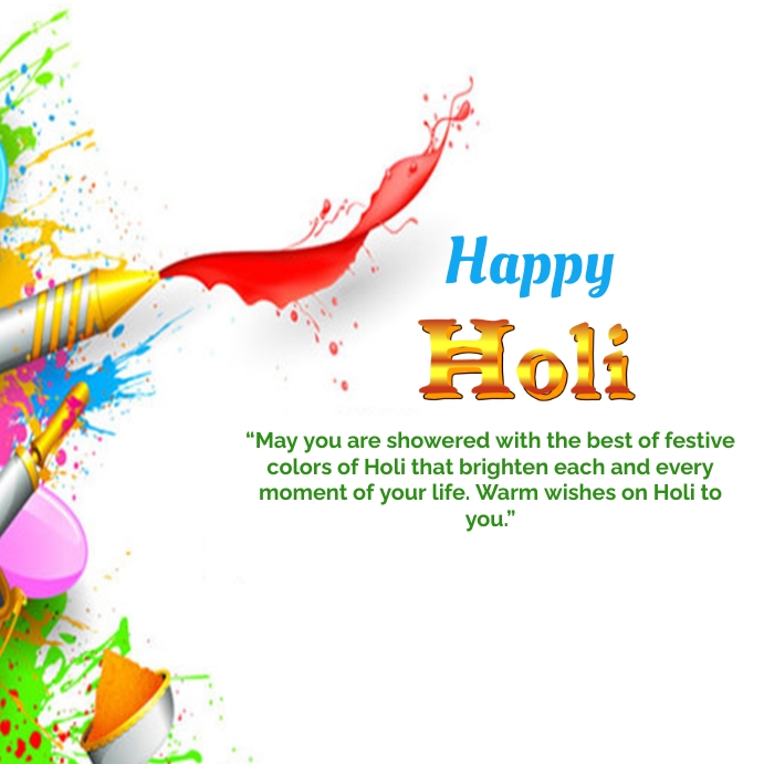 happy holi Template | PosterMyWall