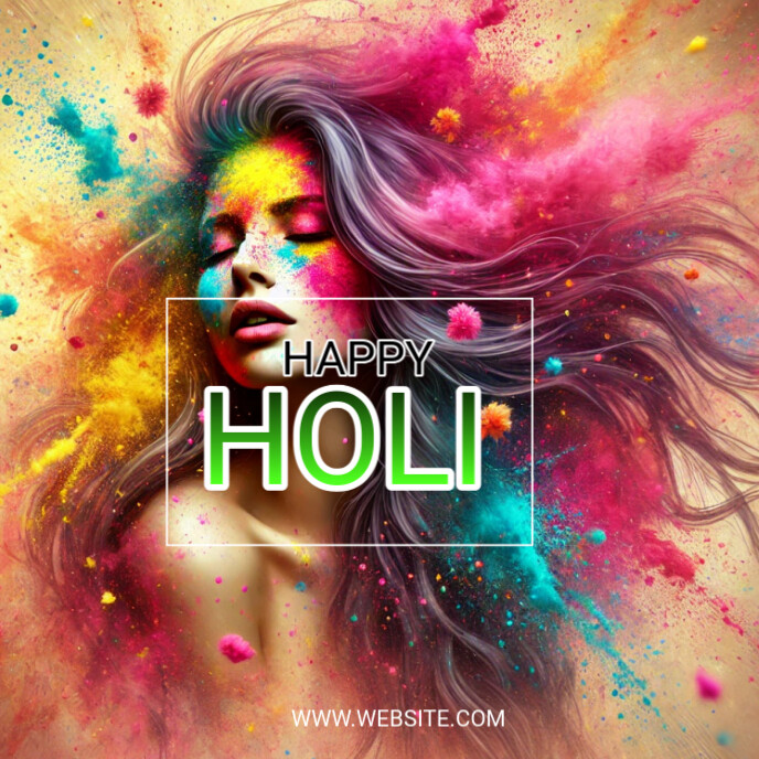 happy holi Template | PosterMyWall