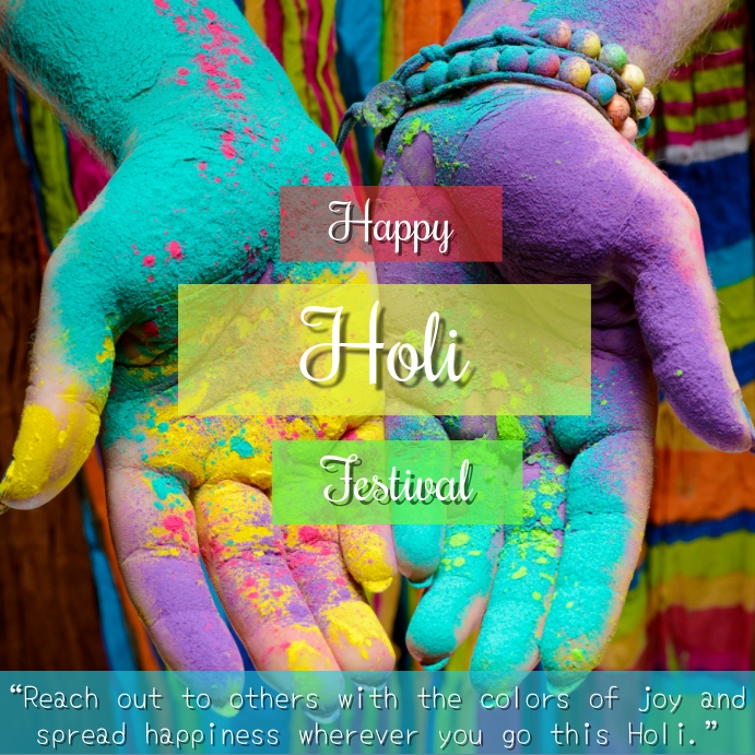 Happy Holi Template | PosterMyWall