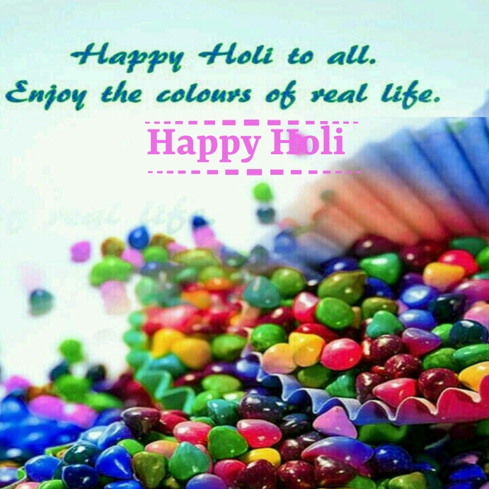 Happy holi india instagram post Template | PosterMyWall