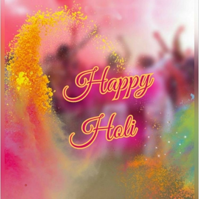 Copy of Happy holi instagram post | PosterMyWall