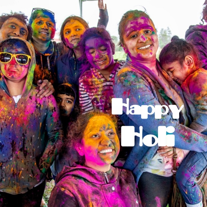 Happy Holi Instagram post Template | PosterMyWall