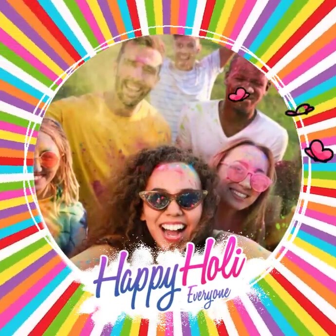 De Plantilla de Publicación de Happy Holi de | PosterMyWall