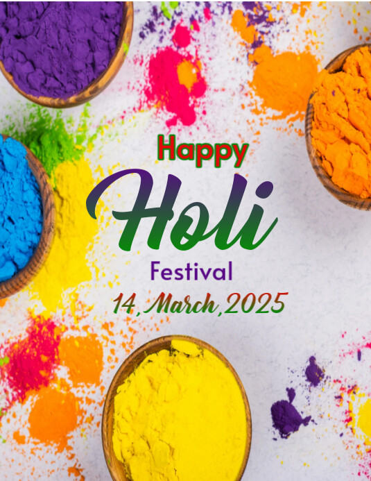 Copy of Happy Holi template 2025 | PosterMyWall