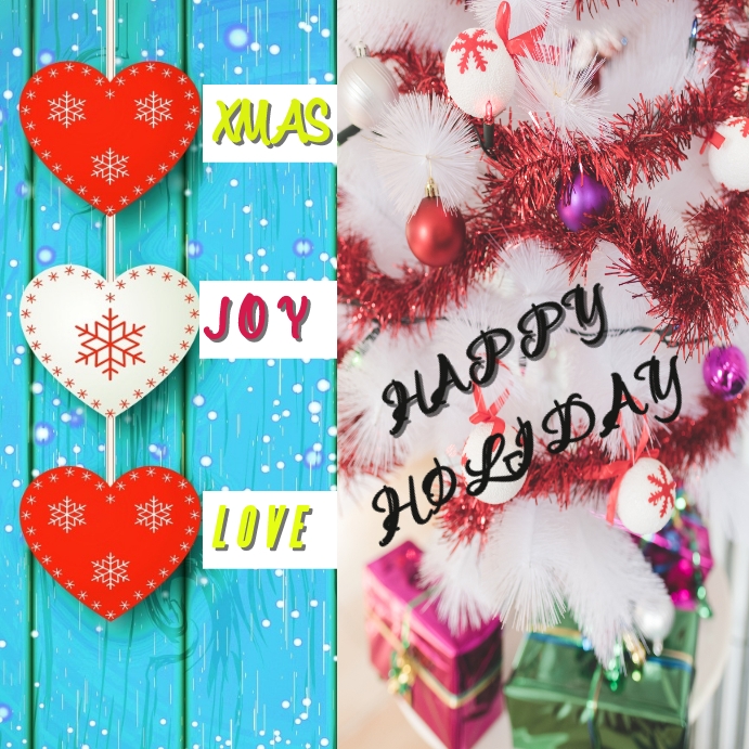 Happy holiday flyer template | PosterMyWall