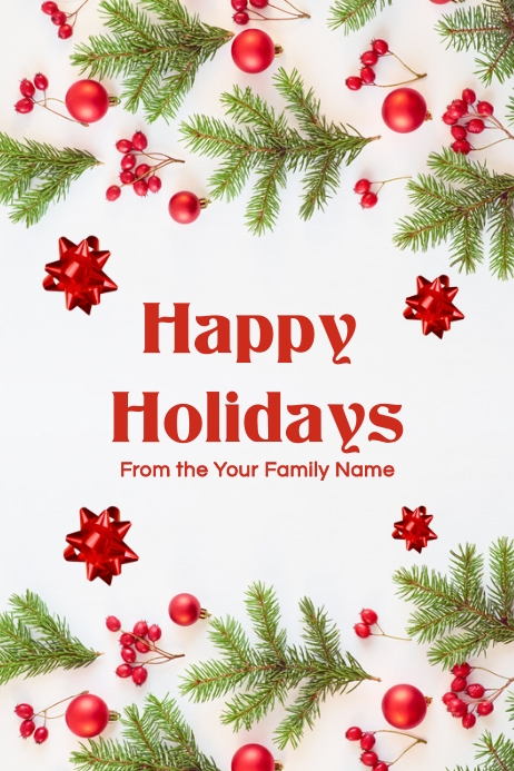 Copy of Happy Holidays Card | PosterMyWall