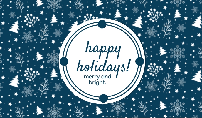 Happy Holidays Card Template | PosterMyWall