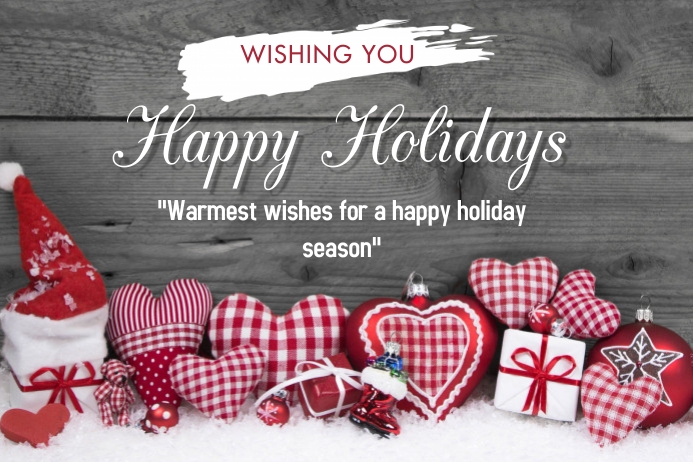 Happy holidays flyer Template | PosterMyWall