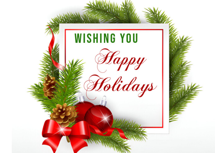 Happy holidays poster ad design Template | PosterMyWall