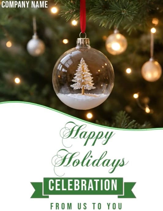 Copy of Happy holidays poster ad design | PosterMyWall
