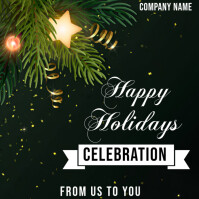 Happy holidays poster ad design Template | PosterMyWall