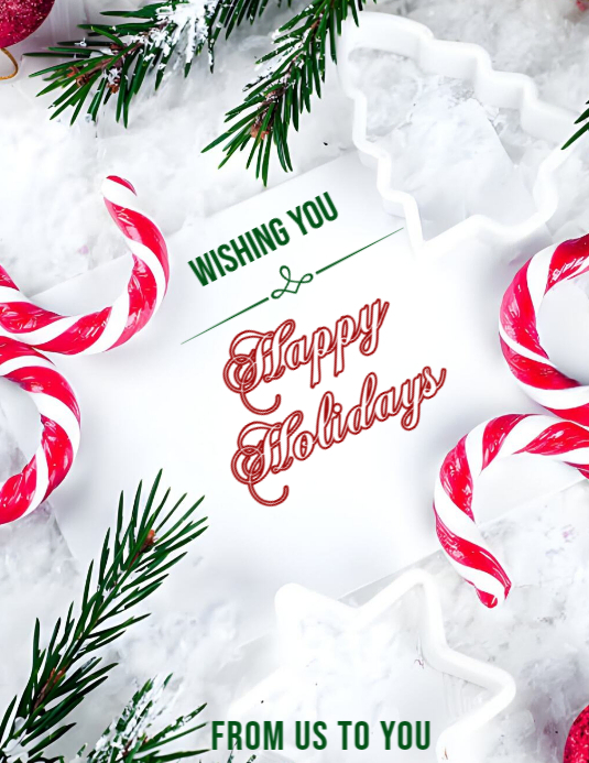 Happy holidays poster ad design Template | PosterMyWall