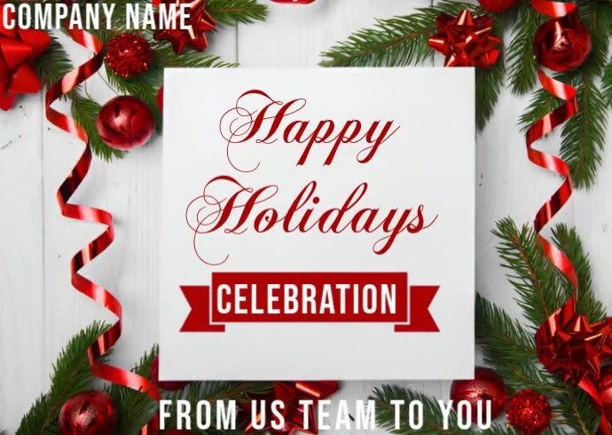 Copy of Happy holidays poster ad design | PosterMyWall